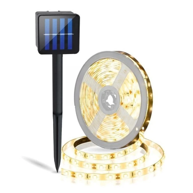 Taśma LED Solarna Pasek 150x LED AVERO 3000K Ciepła IP44 5m LUMILED ...