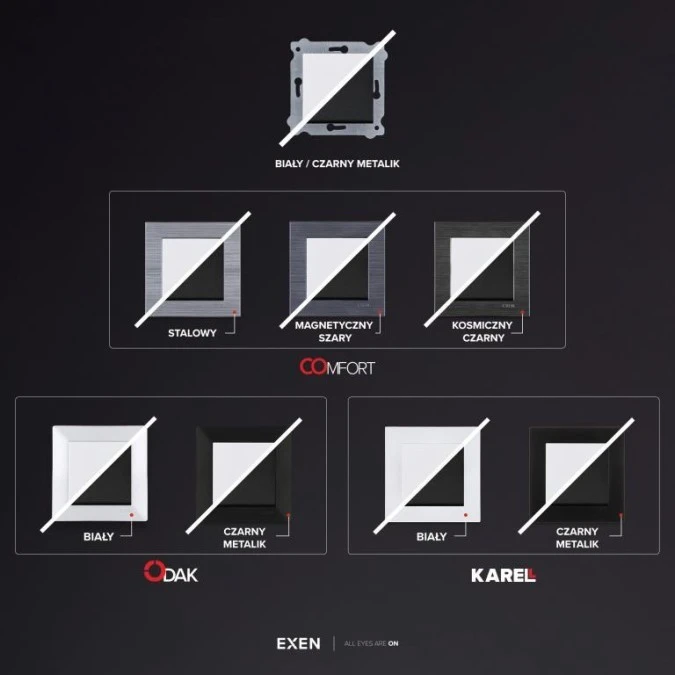 Wypust kablowy Czarny Metalik 265/14E EXEN – EXEN | TIM SA