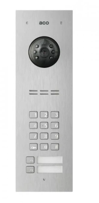 Panel wideodomofonowy COMO-PRO, 2 przyciski, zamek szyfrowy, czytnik ...