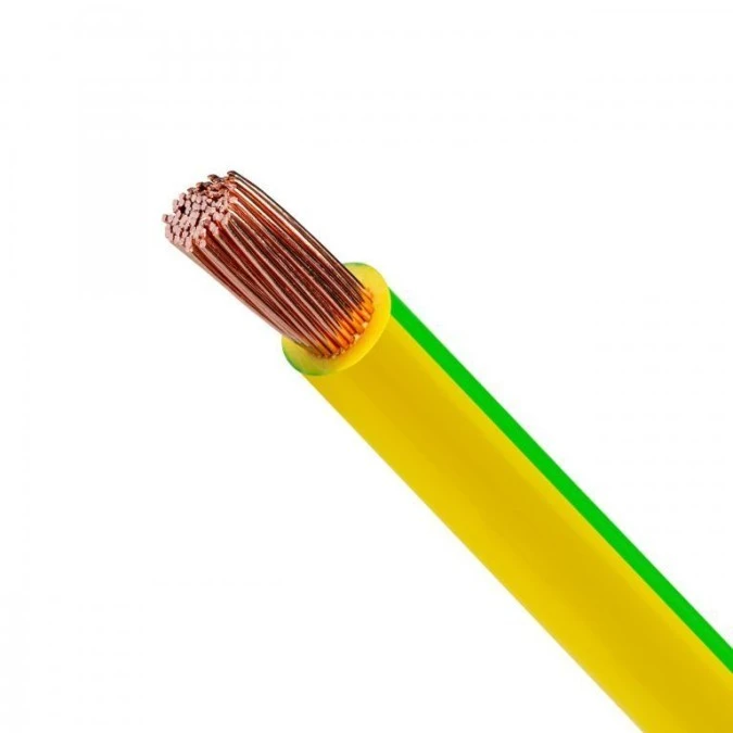 Kabel instalacyjny H07Z-K 6mm2 jednożyłowy żółto-zielony 450/750V ...