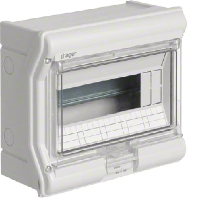 Rozdzielnica modułowa 1x10 natynkowa IP55 Vector VE110L – HAGER POLO ...