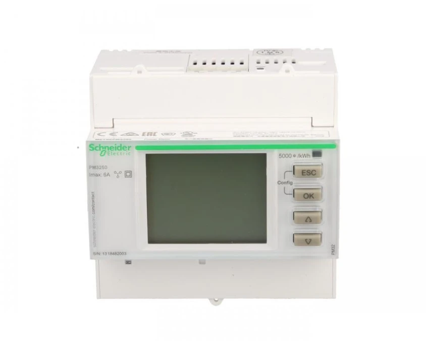 Miernik cyfrowy wielofunkcyjny (U, I, P, Q, f, PF) 5/1A przekładnik 100 ...