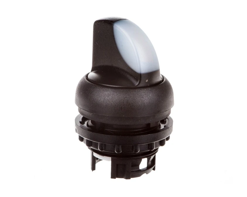 Napęd przełącznika 3 położeniowy biały z podświetleniem bez samopowrotu M22S-WRLK3-W 216844 ...