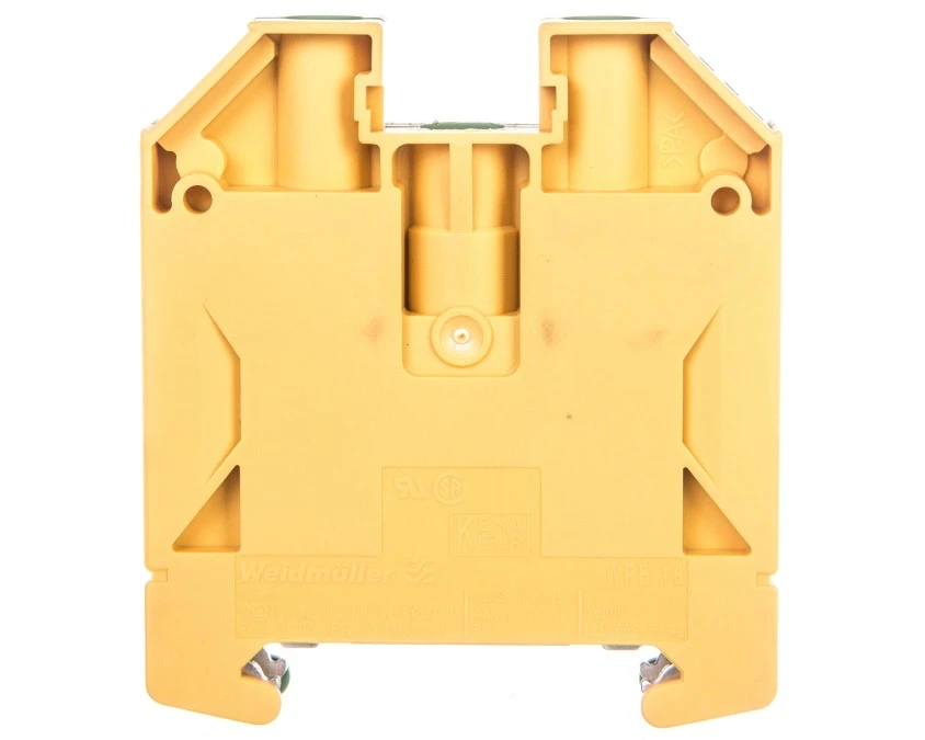 Złączka szynowa ochronna PE 16mm2 żółto-zielona WPE 16 1010400000 ...