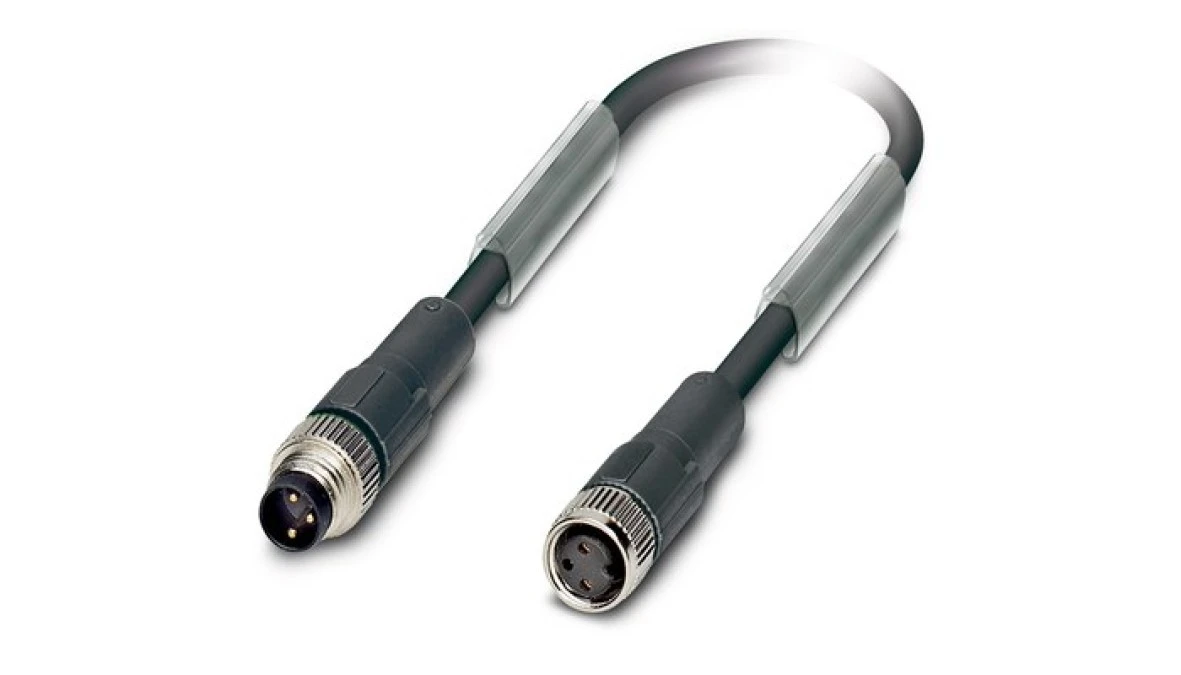 Przewód połączeniowy 4P 2m /wtyczka M8-gniazdo M8/ FIELDBUS AB-C4-M8MS ...