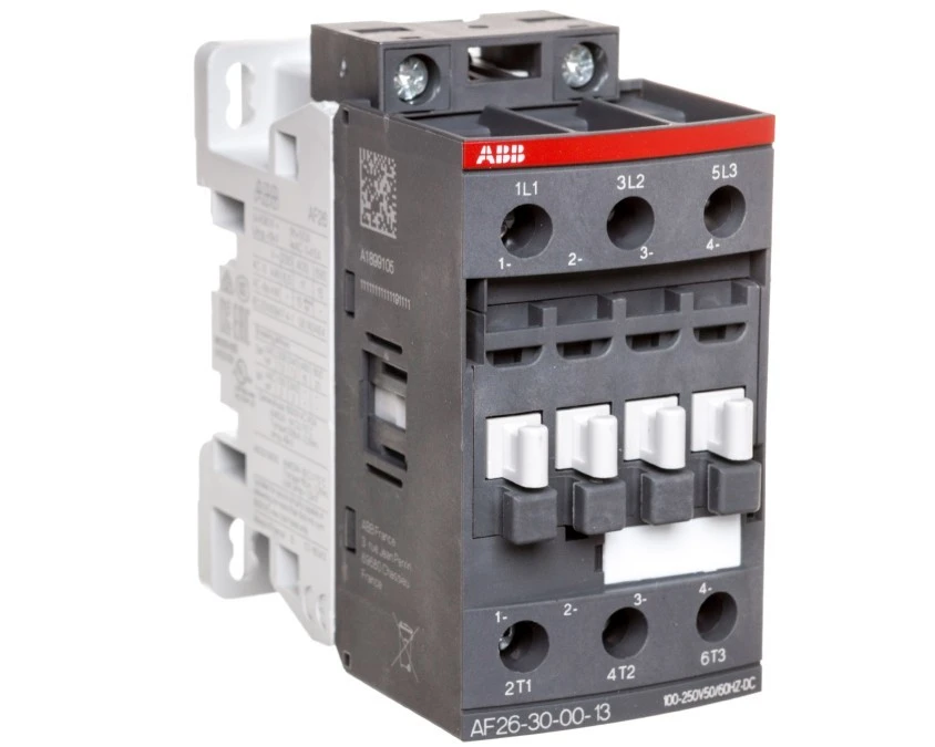 Stycznik mocy 26A 3P 11kW 100-250V AC/DC 0Z 0R AF26-30-00-13 1SBL237001R1300 – ABB | TIM SA