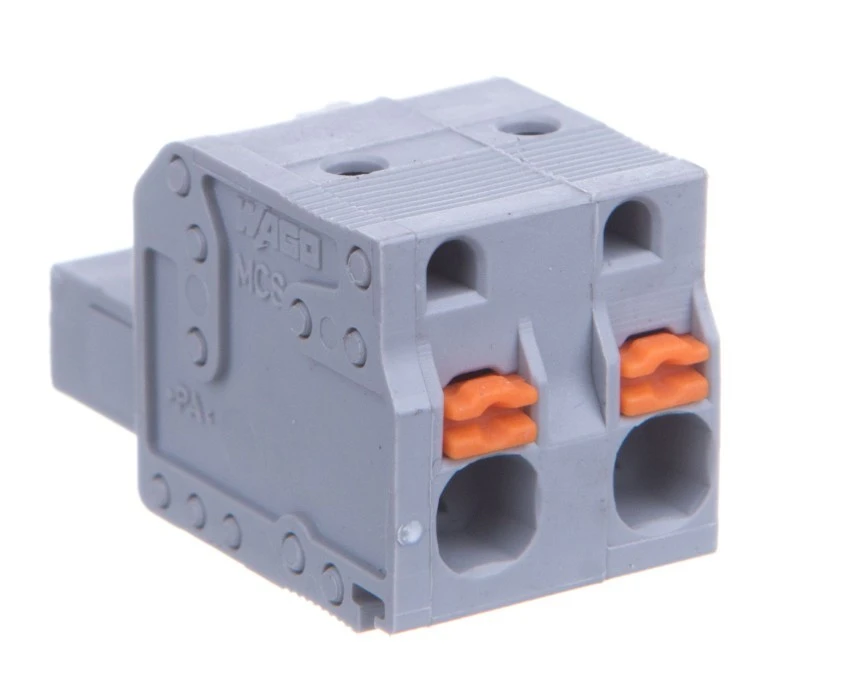 Gniazdo MCS-MIDI Classic 2-biegunowe szare raster 7,5mm 231-202/026-000 /100szt./ – WAGO | TIM SA