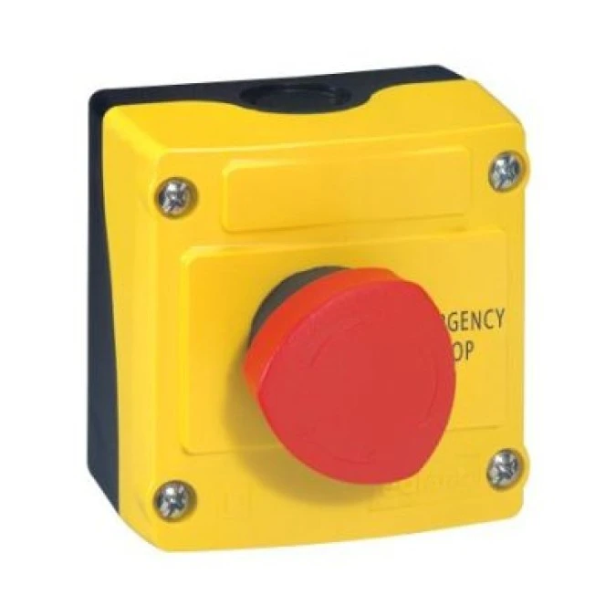 Kaseta z przyciskiem bezpieczeństwa przez obrót 1R żółta IP66 Osmoz 024212 – LEGRAND | TIM SA