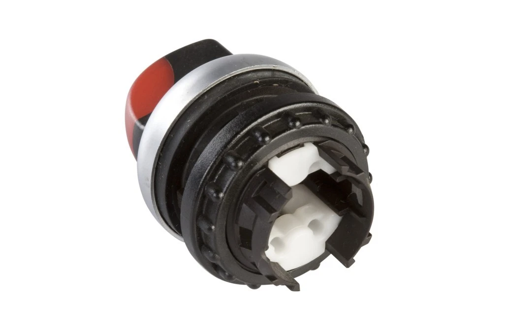 Napęd przełącznika 3 położeniowy czerwony z podświetleniem bez samopowrotu M22-WRLK3-R 216845 ...