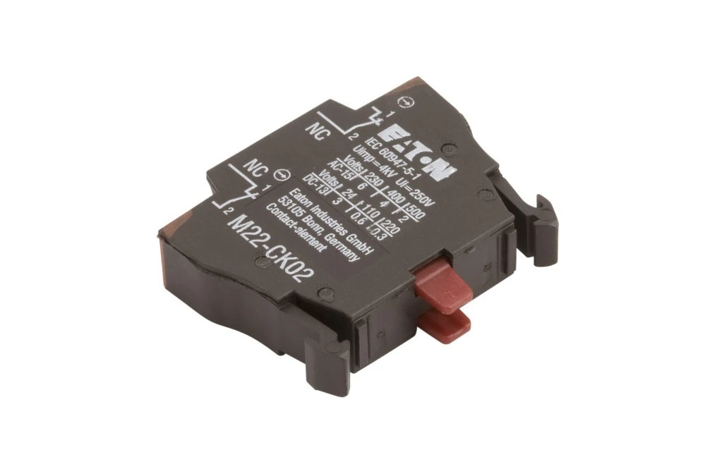 Styk pomocniczy 2R montaż czołowy M22-CK02 107899 – EATON | TIM SA