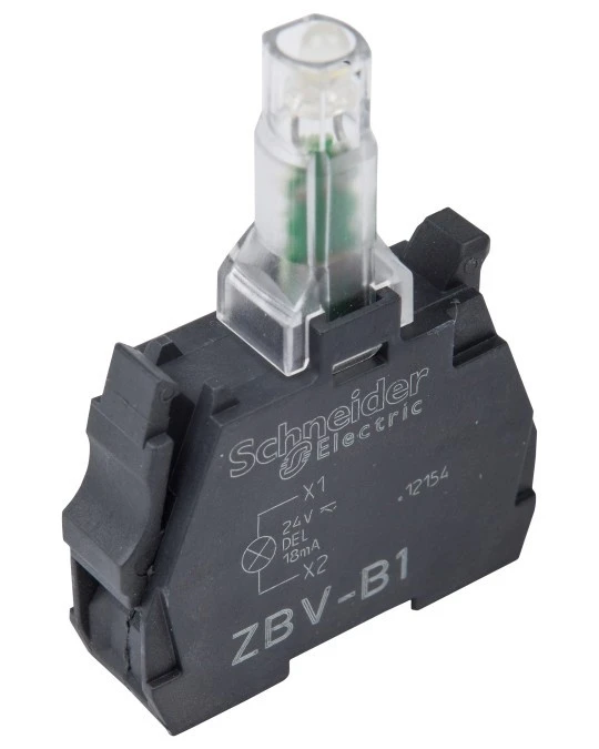 Harmony XB4 Zestaw świetlny Ø22 biały LED 24V (dawniej ZBVB3, ZBVB4 ...