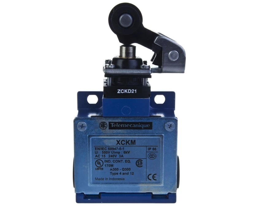 Wyłącznik krańcowy 1R 1Z migowy metal dźwignia z rolką XCKM121 ...