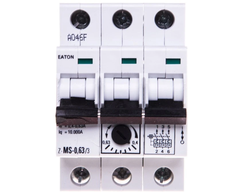 Wyłącznik silnikowy 3P 0,18kW 0,4-0,63A Z-MS-0,63/3 248405 – EATON | TIM SA
