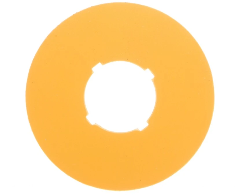 Tabliczka opisowa żółta okrągła fi60mm bez nadruku M22-XBK 269580 ...