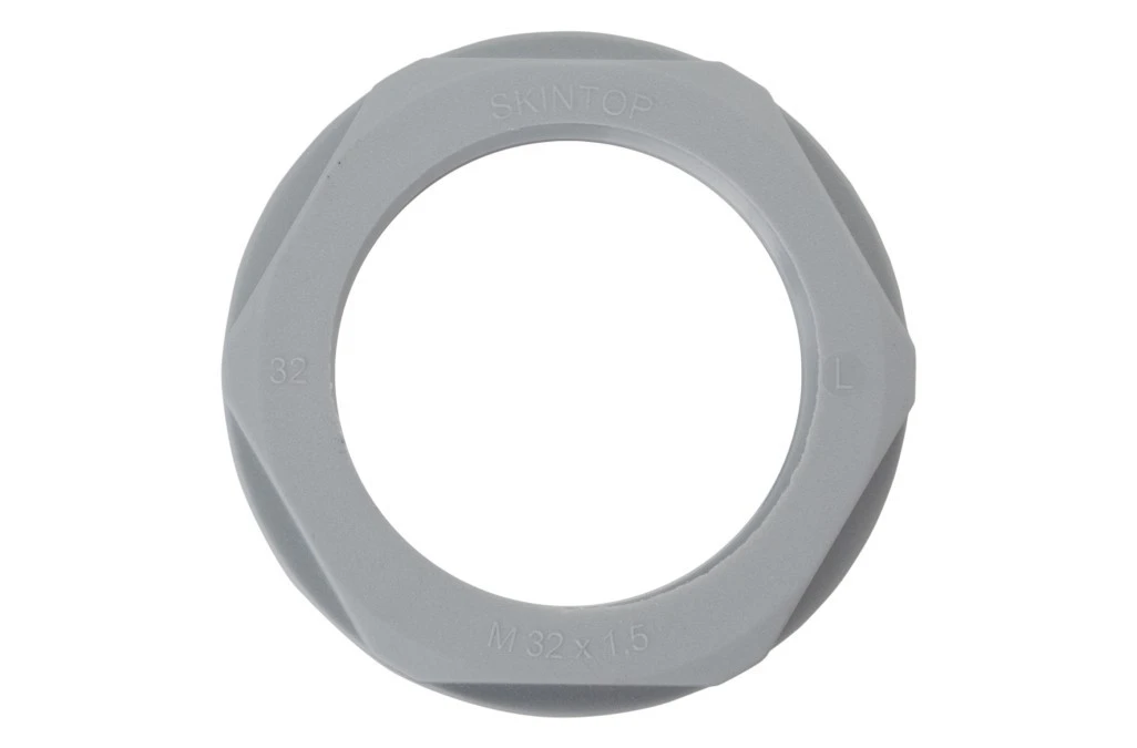 Nakrętka poliamidowa M32 SKINTOP GMP-GL-M 32x1,5 ciemnoszara 53119040 ...