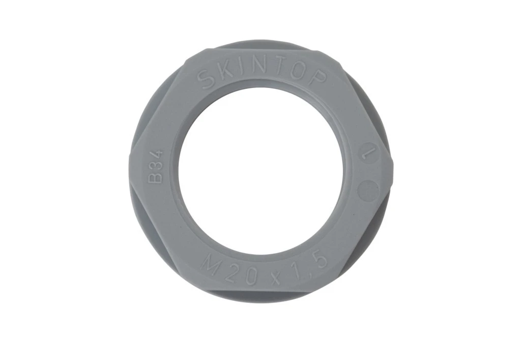 Nakrętka poliamidowa M20 SKINTOP GMP-GL-M 20x1,5 ciemnoszara 53119020 ...