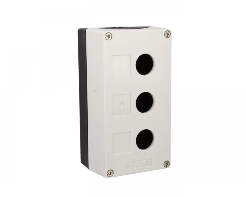 Obudowa kasety 3-otworowa 22mm czarno-szara M20 IP69k SIRIUS ACT 3SU1803-0AA00-0AB1 – SIEMENS ...