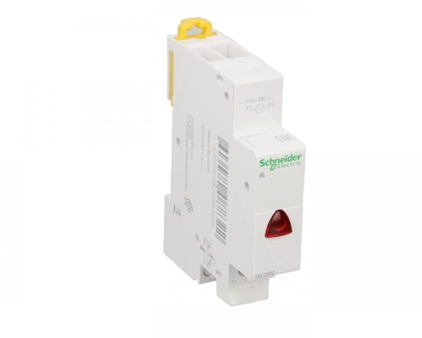 Lampka modułowa 1-fazowa czerwona 110-230V AC iIL A9E18320 – Schneider ...