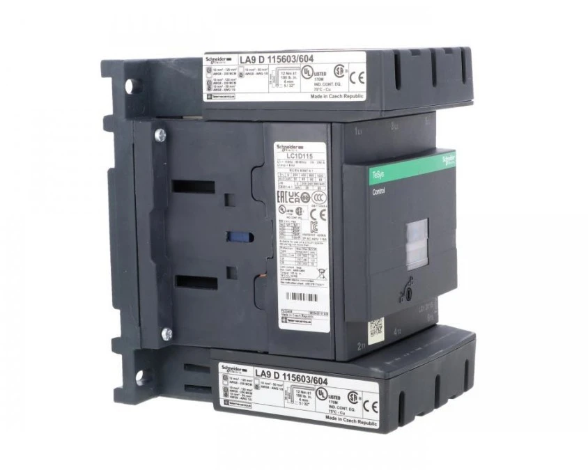 TeSys Deca Stycznik mocy 115A 3P 110V AC 1Z 1R LC1D115F7 – Schneider ...