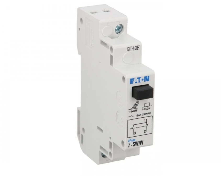 Przełącznik przyciskowy modułowy 16A 1P Z-SW/W 276303 – EATON | TIM SA
