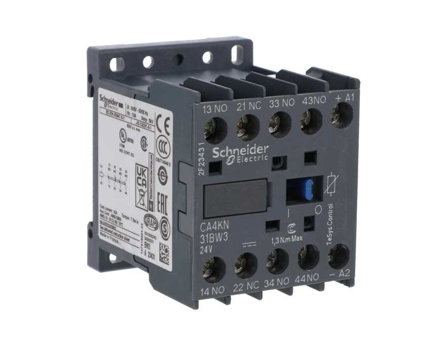 Stycznik pomocniczy 10A 3Z 1R 24V DC CA4KN31BW3 – Schneider | TIM SA