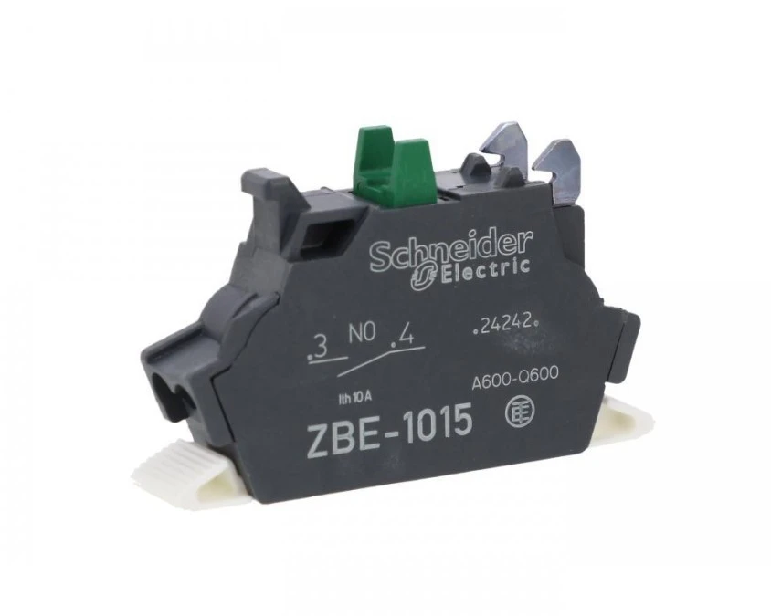 Pojedynczy blok styków 1NO Ø22, Push-in, Harmony XB4, ZBE1015 ...