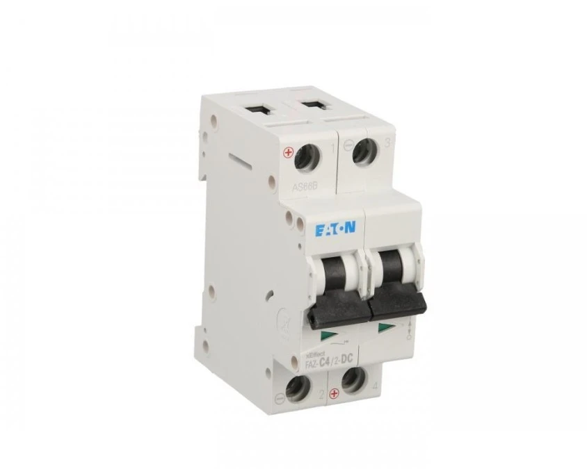 Wyłącznik nadprądowy 2P C 4A 15kA DC FAZ C4/2-DC 279136 – EATON | TIM SA