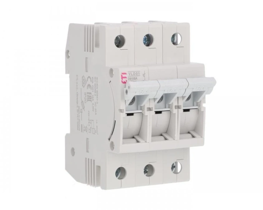 Rozłącznik bezpiecznikowy 3P 6A 3P D01 VLD01 002261011 – ETI Polam | TIM SA
