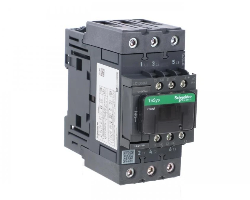 TeSys Deca Stycznik mocy 50A 3P 24V DC 1Z 1R (EVK) LC1D50ABD ...