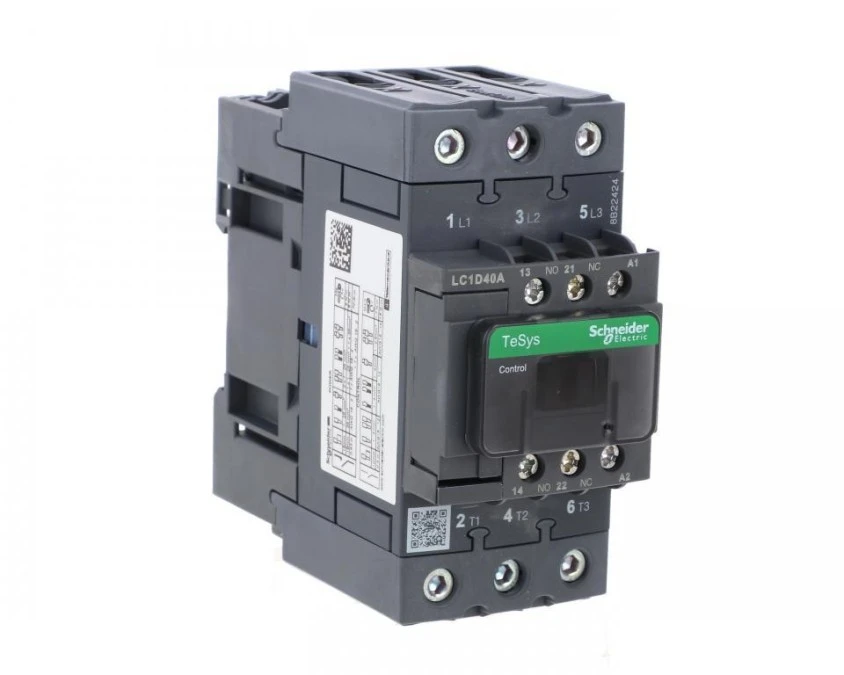 TeSys Deca Stycznik mocy 40A 3P 24V AC 1Z 1R (EVK) LC1D40AB7 ...