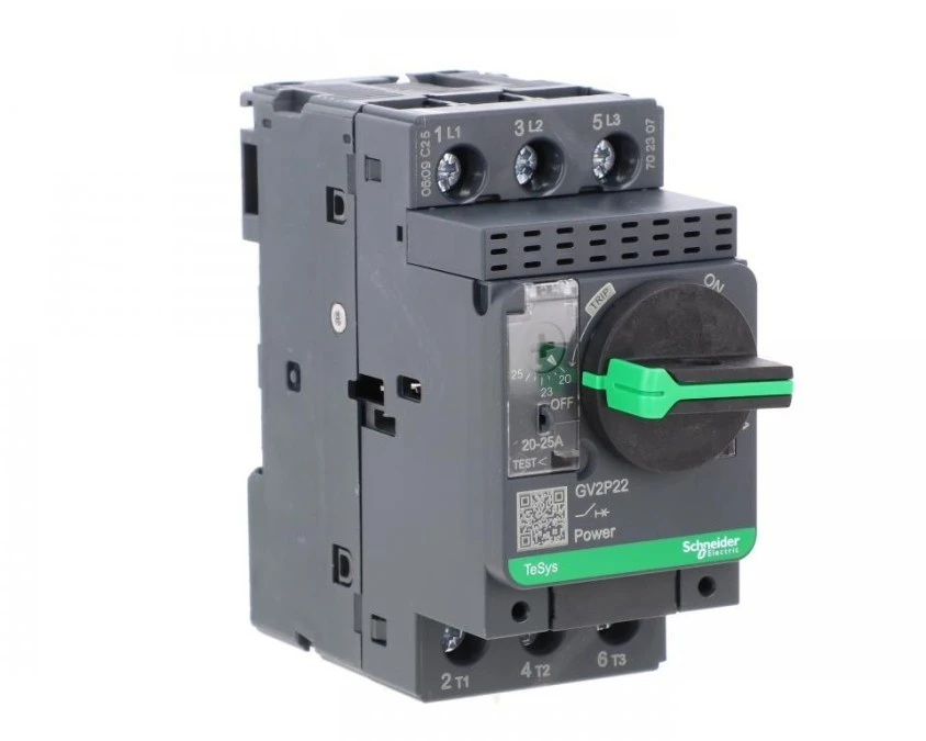TeSys Deca Wyłącznik silnikowy 3P 11kW 20-25A GV2P22 – Schneider | TIM SA