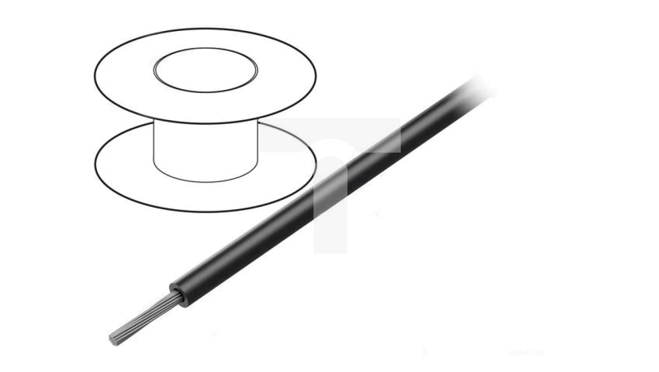 1553-BK005 Przewód na rolce 30,5m linka Cu 20AWG PVC czarny 1kV – Alpha ...