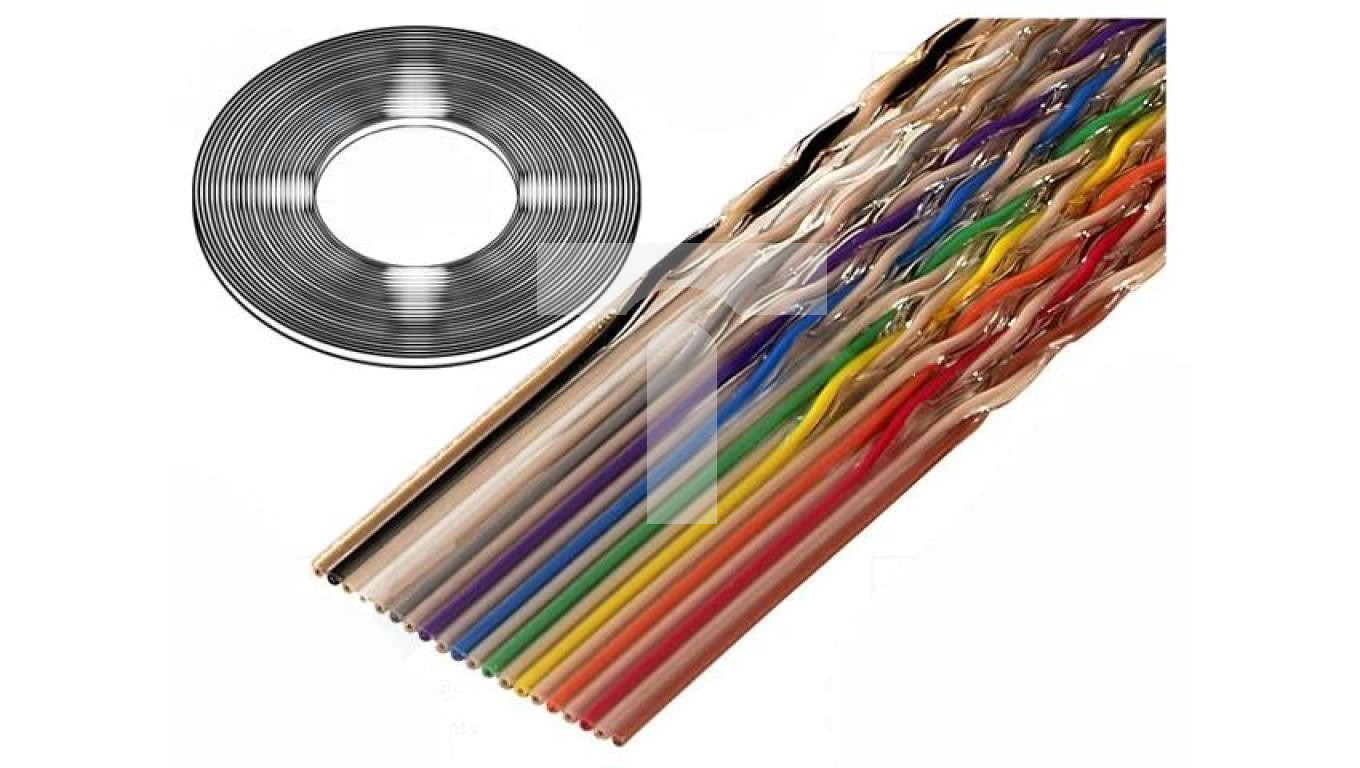 1700/10 (100FT) Przewód: wstążkowy 10x28AWG 1,27mm linka Cu ...