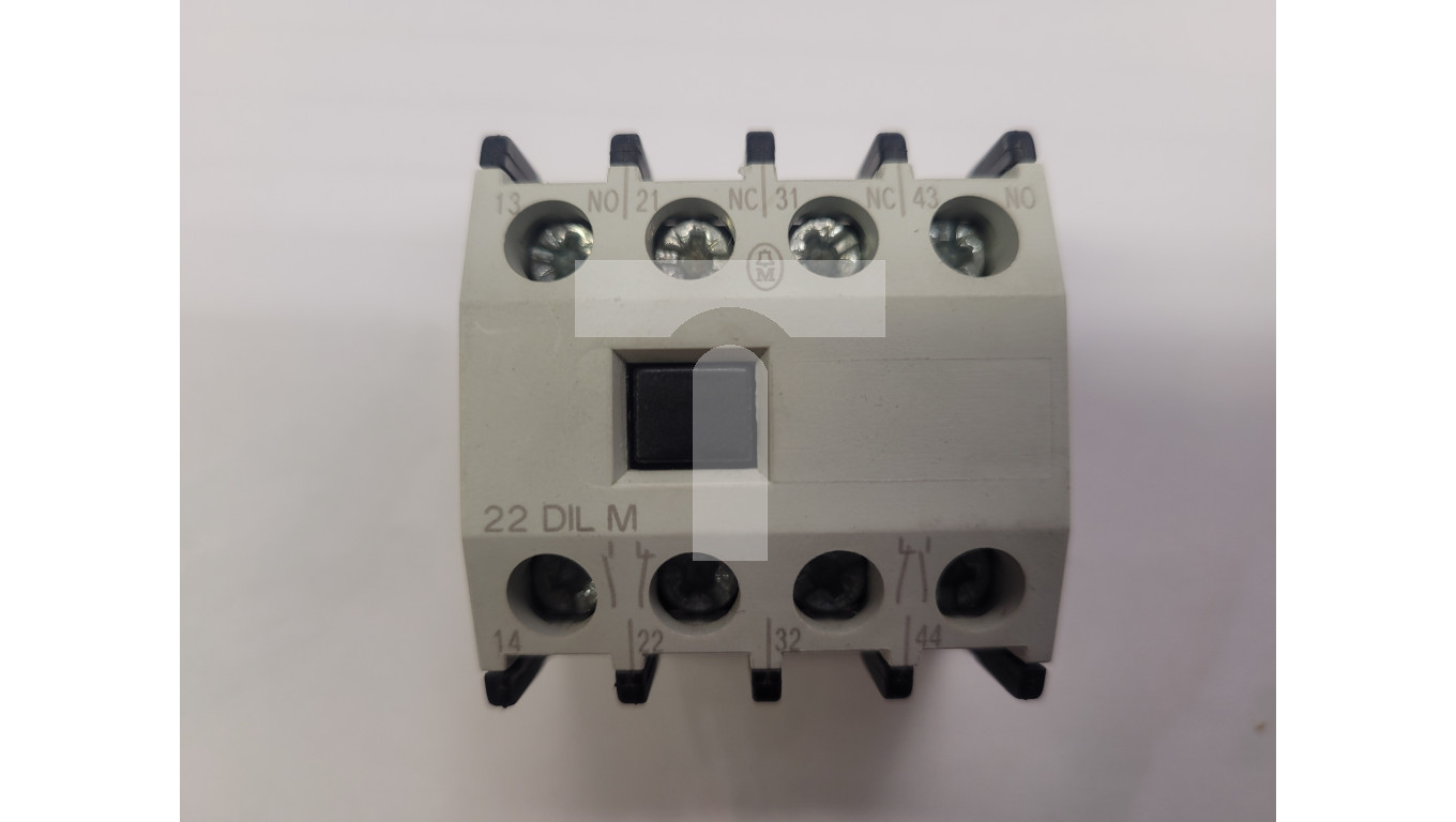 22DILM 500VAC ITH=16A 2NO 2NC STYK POMOCNICZY MOELLER – EATON | TIM SA