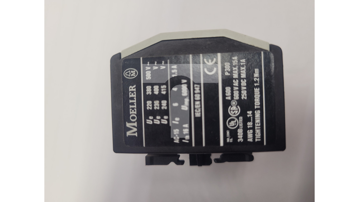 22DILM 500VAC ITH=16A 2NO 2NC STYK POMOCNICZY MOELLER – EATON | TIM SA