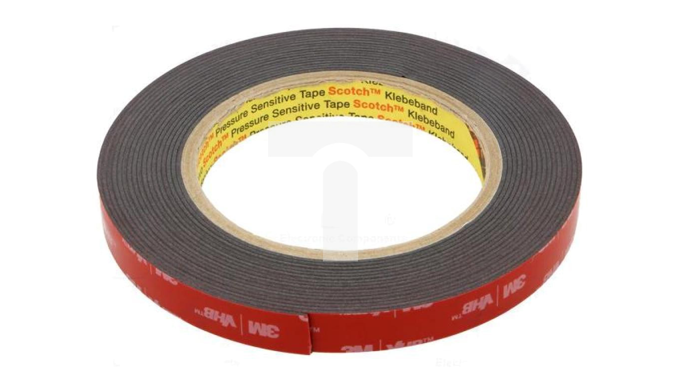 3M 5952 12MM 5.5M Taśma: mocująca W: 12mm L: 5,5m Thk: 1100um akrylowy ...