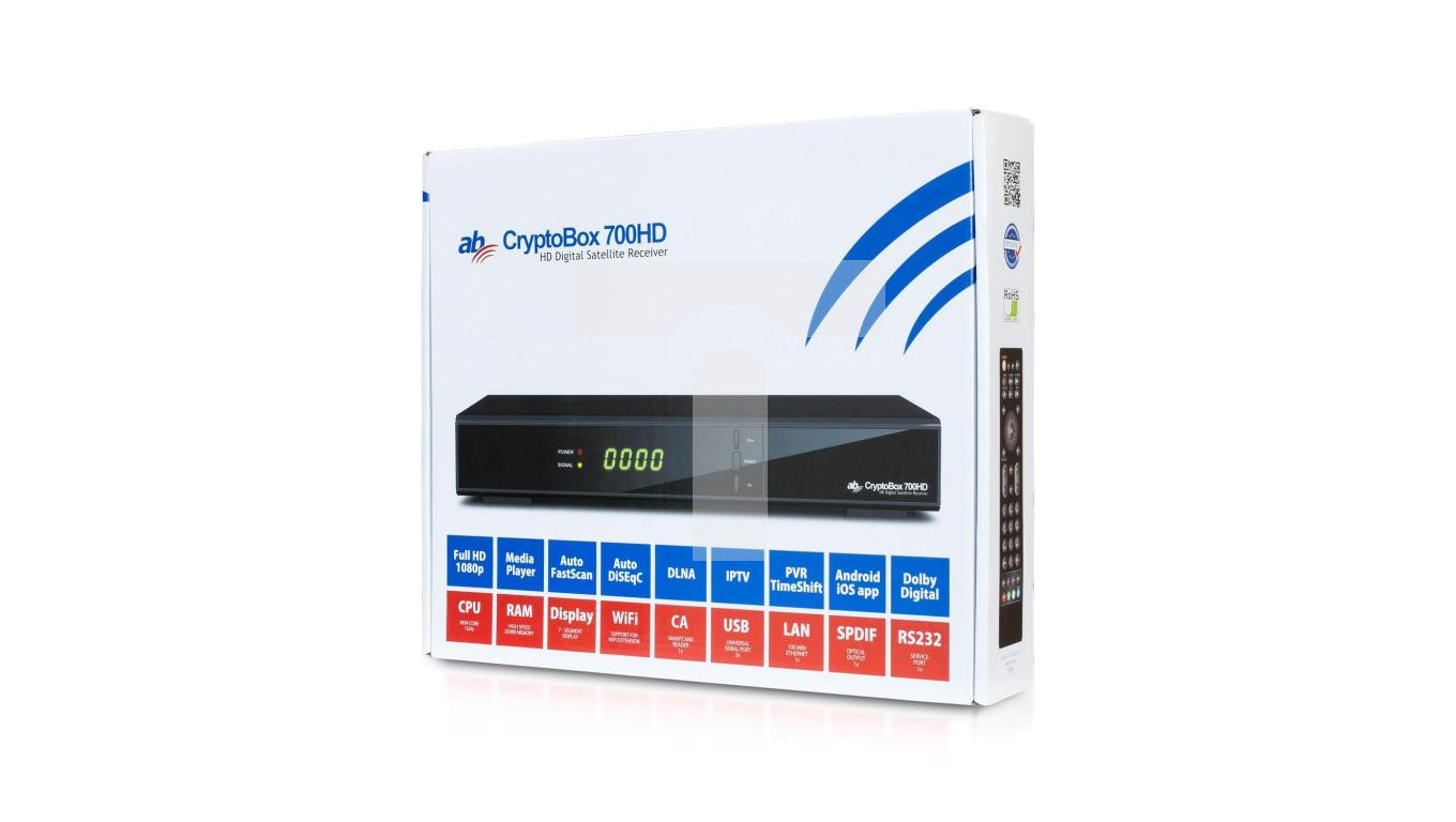 Odbiornik satelitarny AB CryptoBox 700HD – ab-com | TIM SA