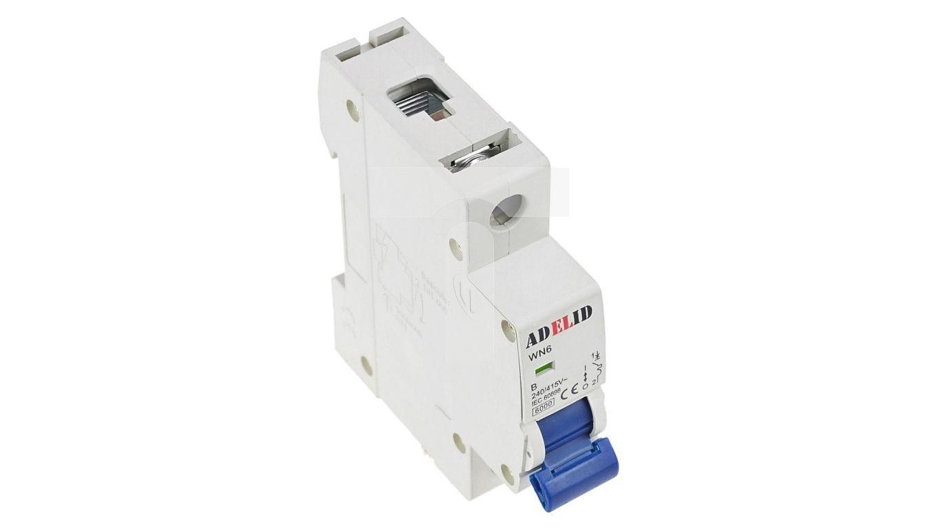 ADELID Wyłącznik nadprądowy 1P B 6A 6kA AC WN6 – ADELID | TIM SA