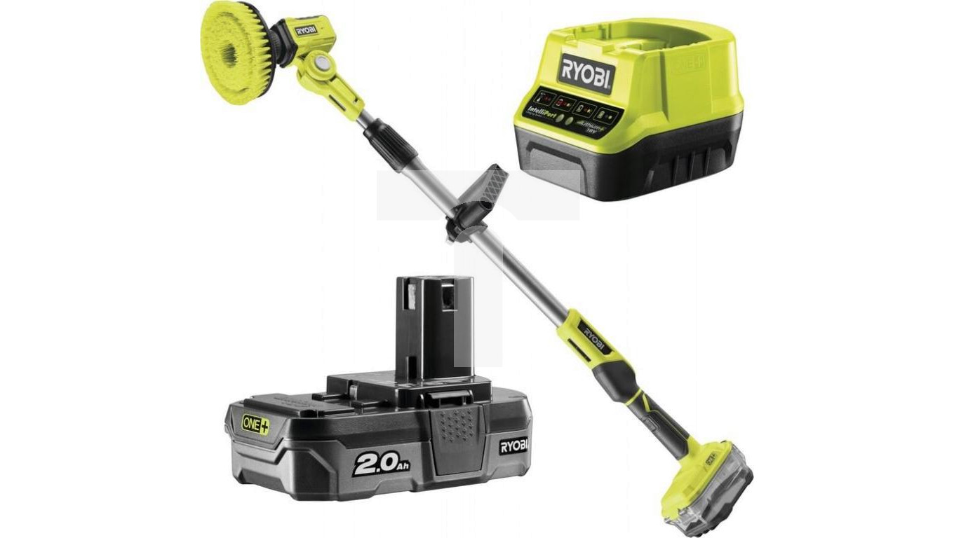 AKUMULATOROWA SZCZOTKA TELESKOPOWA R18TPS-120G 1*2.0AH ONE+ – RYOBI ...