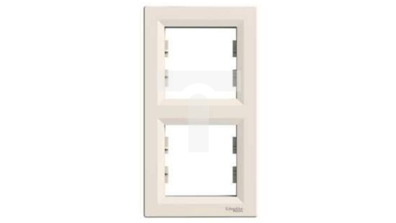 ASFORA Ramka podwójna pionowa kremowa EPH5810223 – Schneider | TIM SA