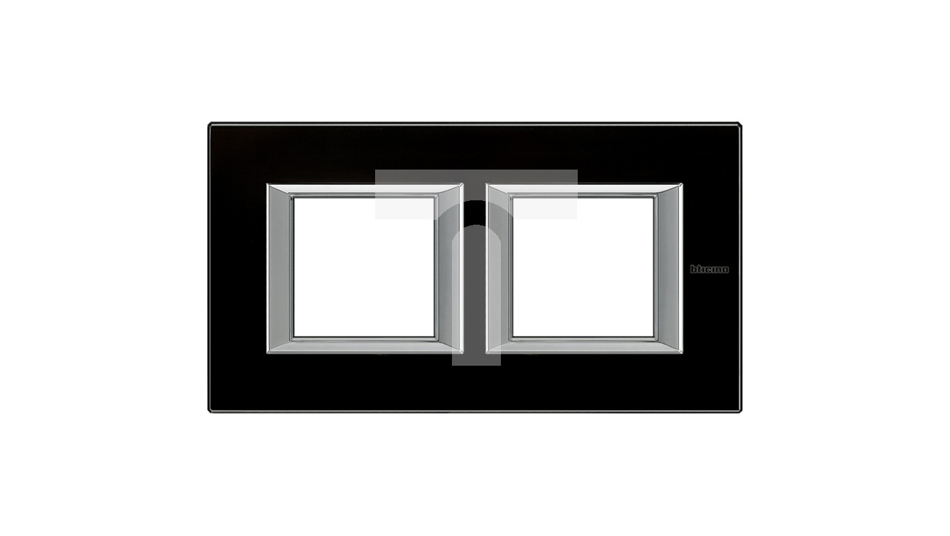 AXOLUTE Ramka 2x2-modułowa pozioma SZKŁO CZARNE HA4802M2HVNN – LEGRAND ...
