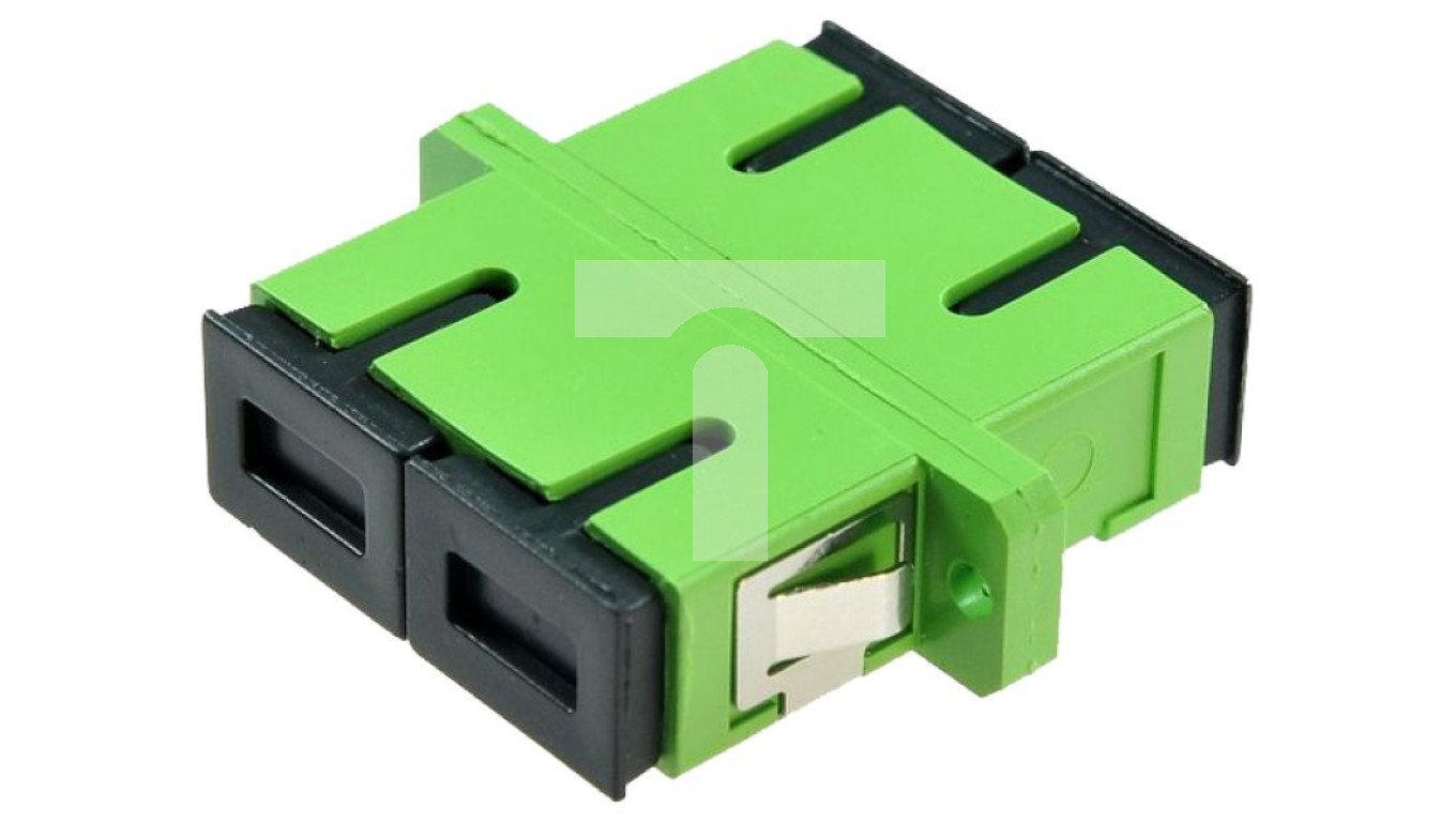 Adapter światłowodowy jednomodowy SM SC/APC duplex FOA-SCA-SMD – A-LAN ...