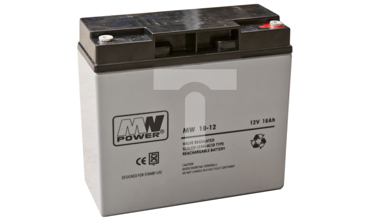 Akumulator AGM 12V 18Ah (181x77x167mm) MW 18-12 – MW Power | TIM SA