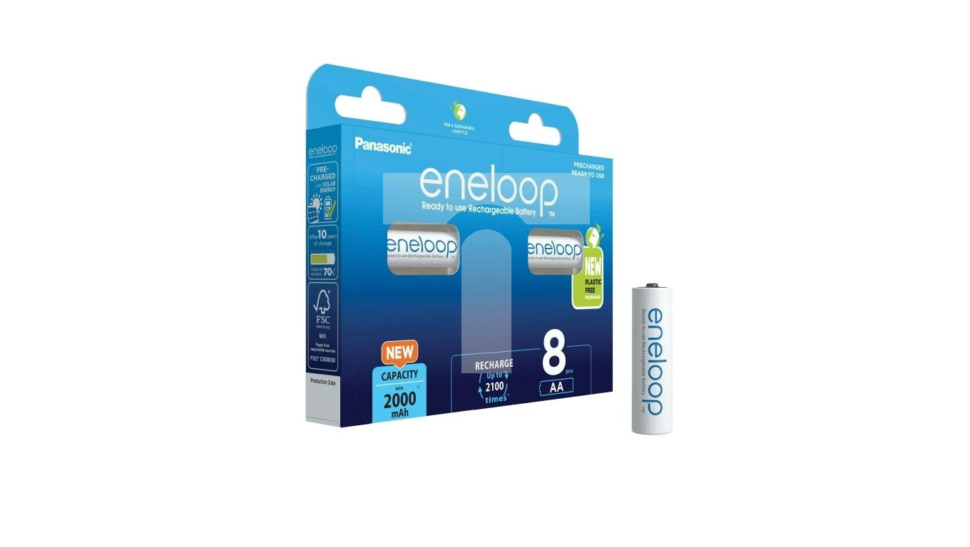 Akumulator Eneloop AA 2000 mAh 8 sztuk – ENELOOP | TIM SA
