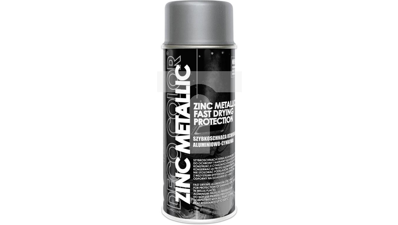 Alu cynk spray 400ml Zinc Metalic – CHEMMOT DECO COLOR | TIM SA