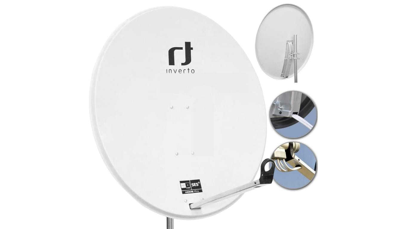 Antena satelitarna 80cm biała IDLB-STCF80-KULGO-LPS INVERTO – INVERTO ...