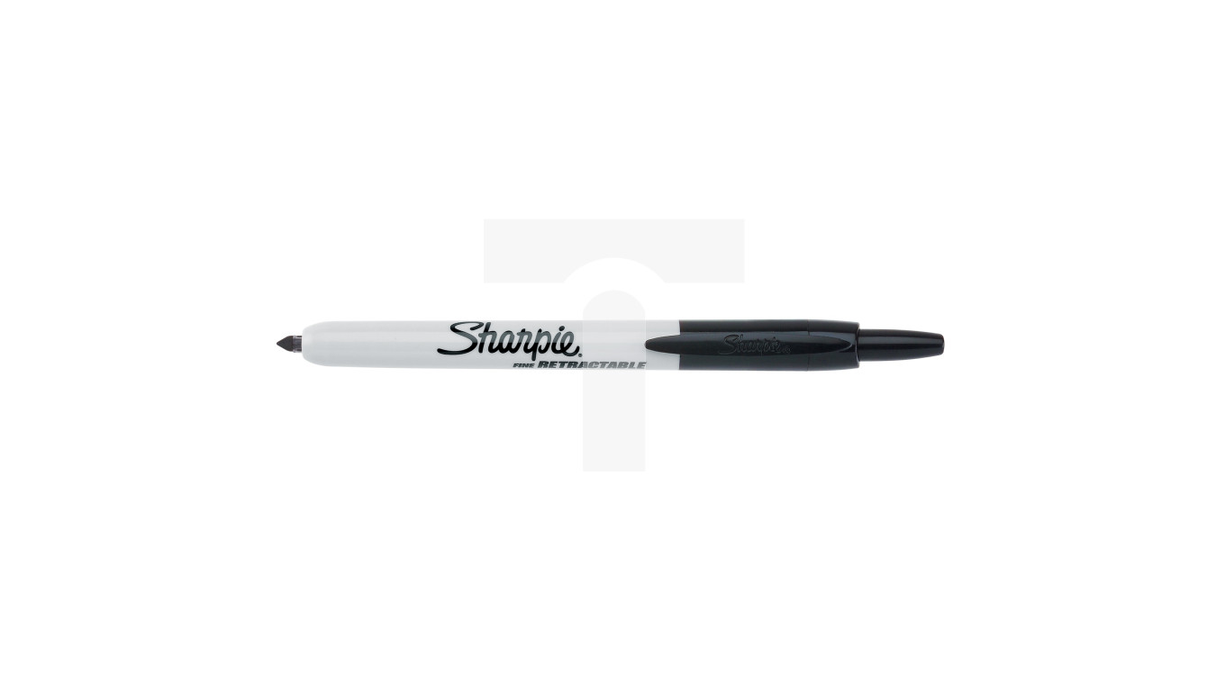 Automatyczny wysuwany Marker permanentny czarny 1,0mm Sharpie RT ...