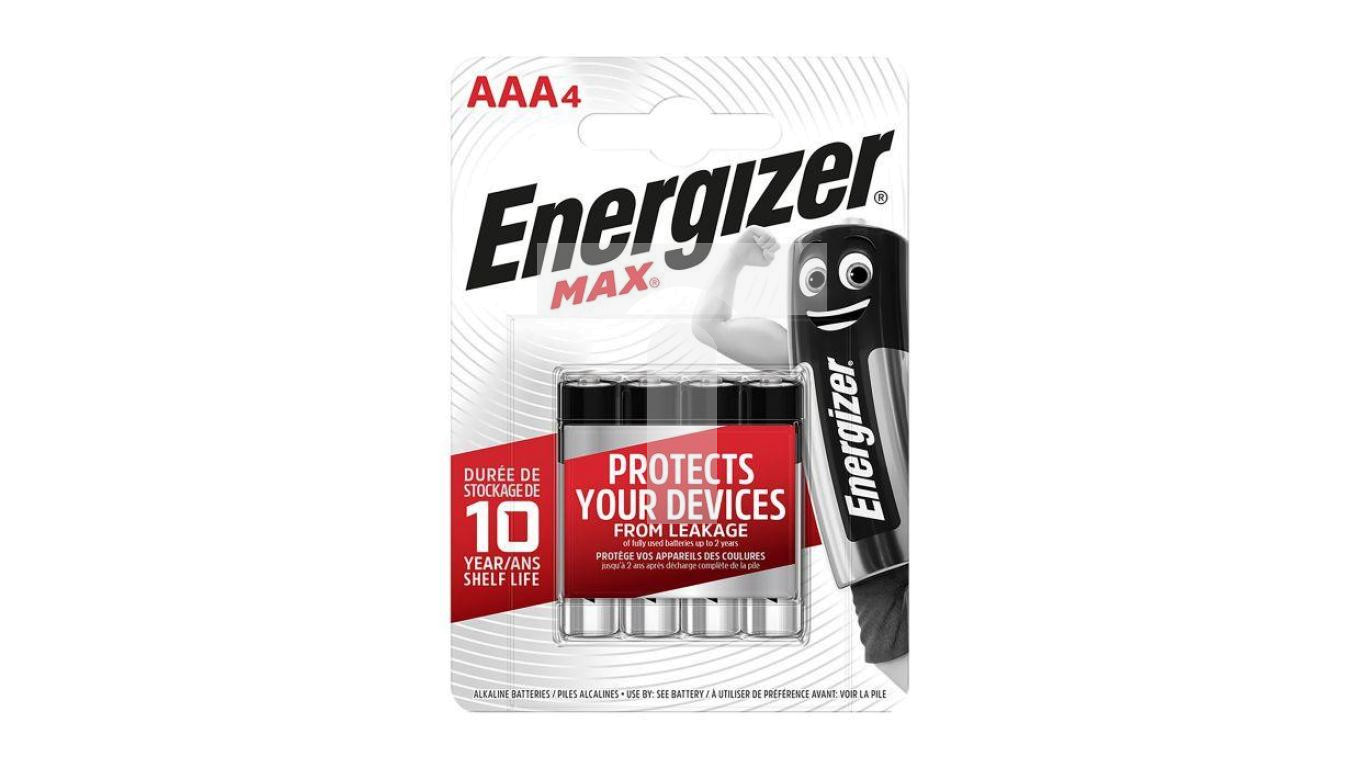 BATERIA ENERGIZER MAX AAA LR03 /4,426684 – ENERGIZER | TIM SA