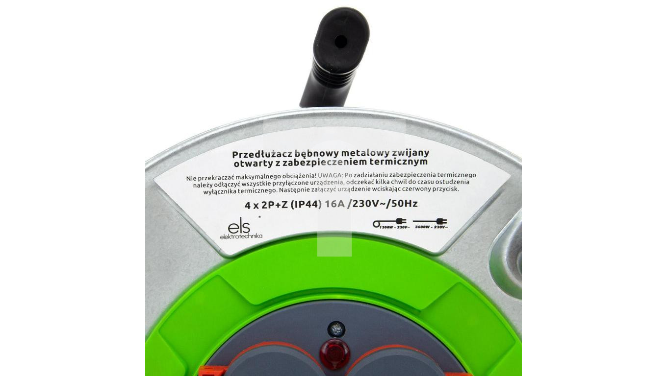 Bęben, nawijak metalowy do kabli, przewodów elektrycznych, przedłużaczy ...