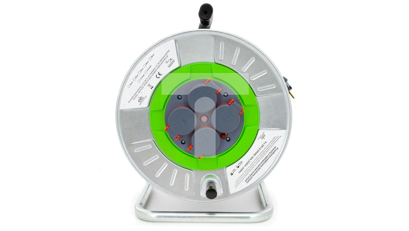 Bęben, nawijak metalowy do kabli, przewodów elektrycznych, przedłużaczy ...